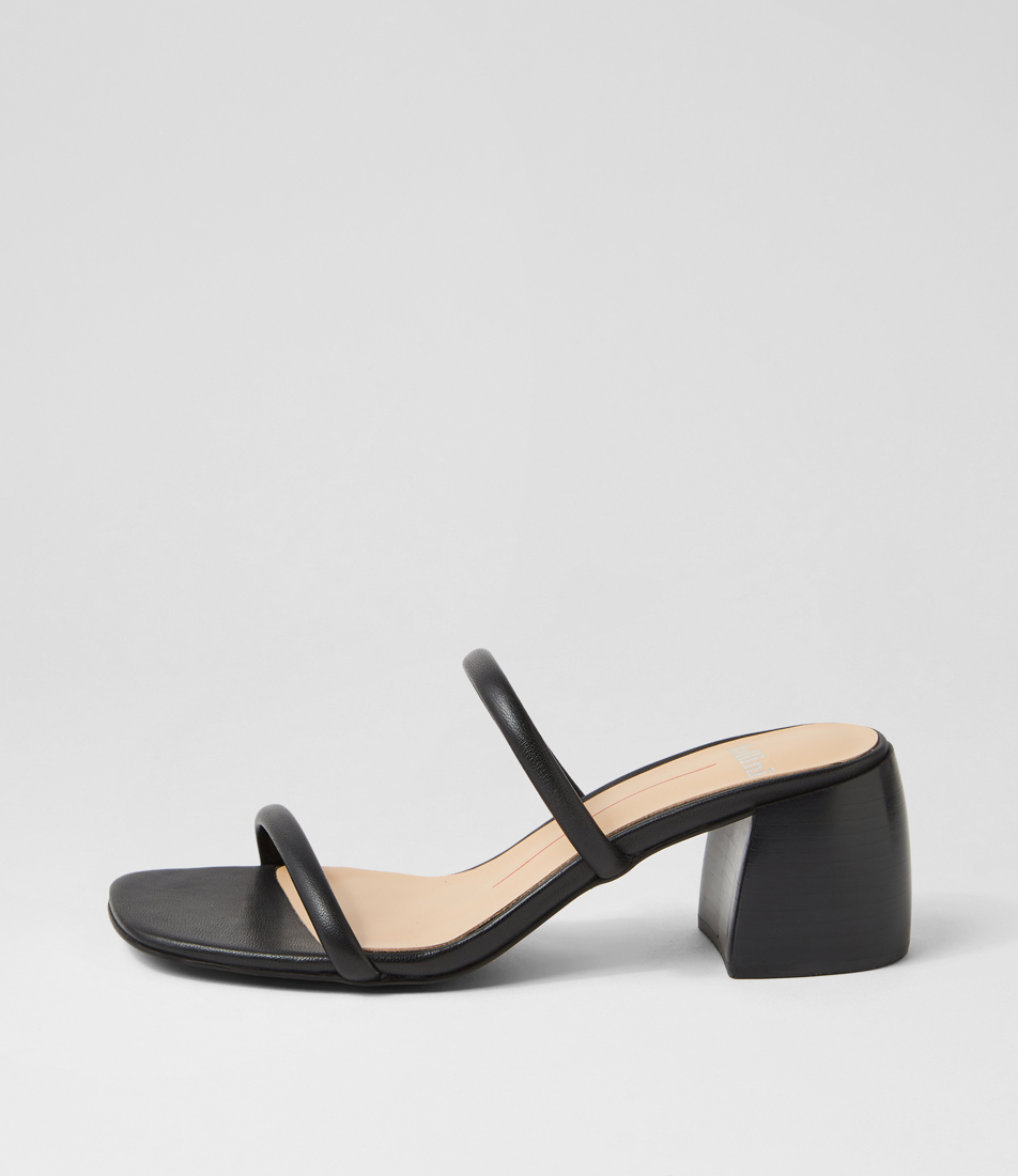 Bonni Nude Leather Mules By Mollini Shop Online At Mollini